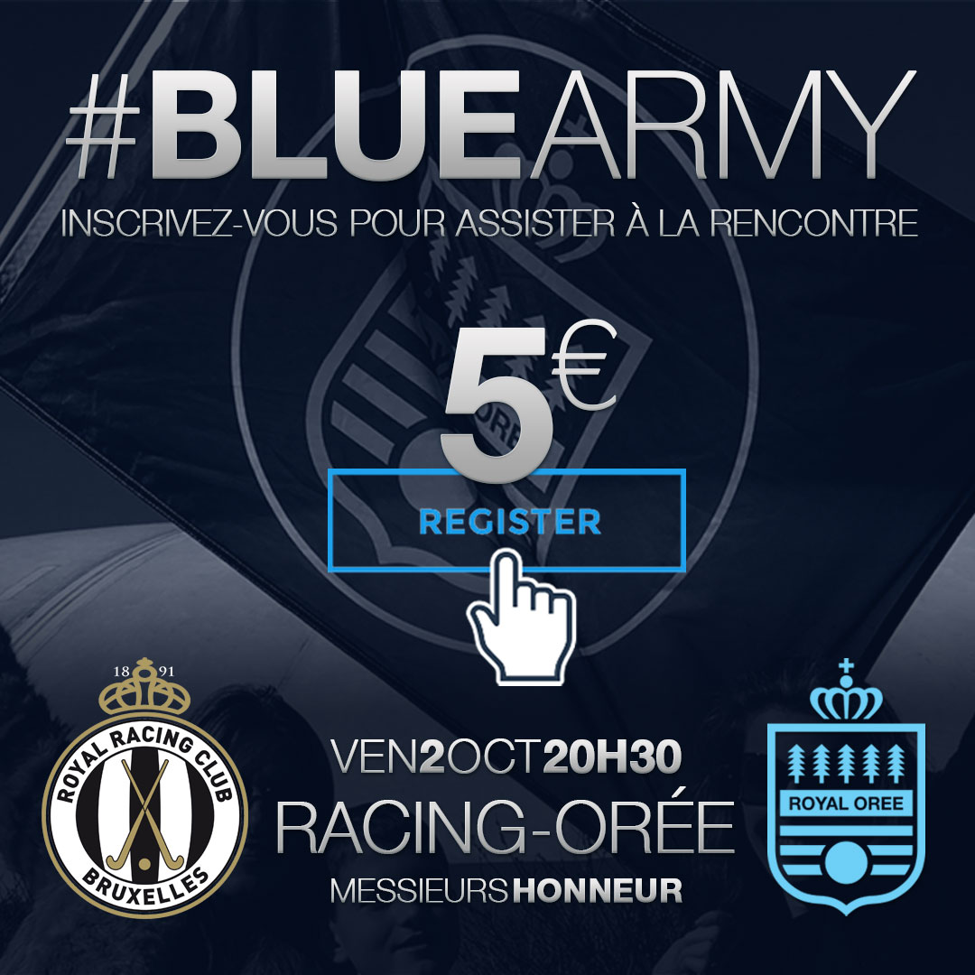 Racing-Orée, inscriptions obligatoires (5€) !SOLD OUT! - Royal Orée