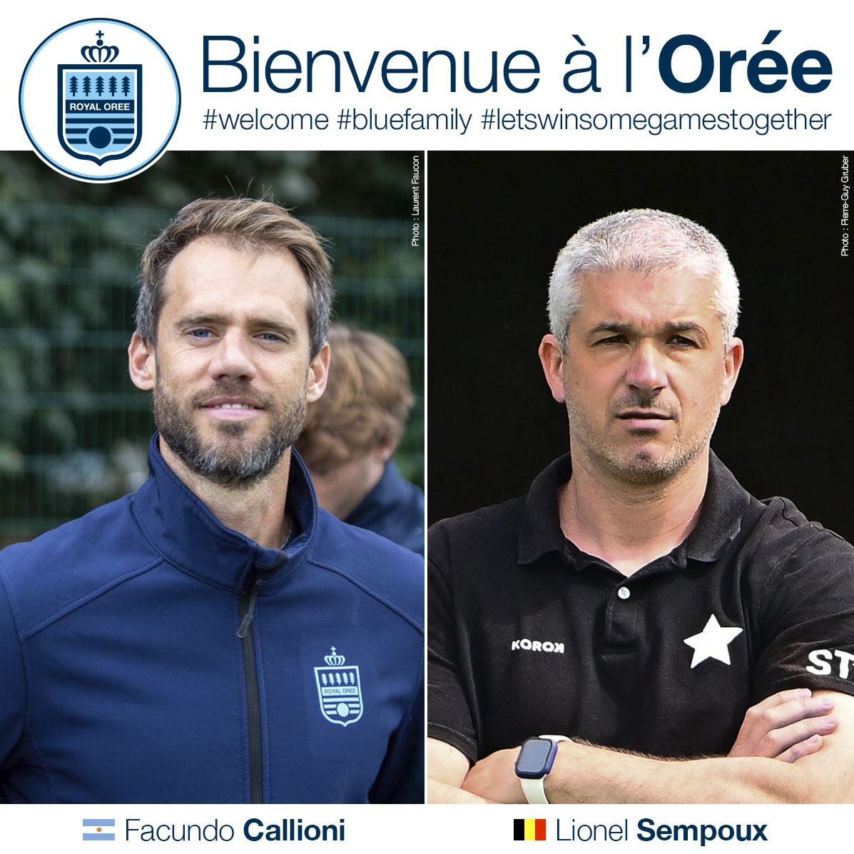 Facundo Callioni et Lionel Sempoux aux commandes de la DH Messieurs ...